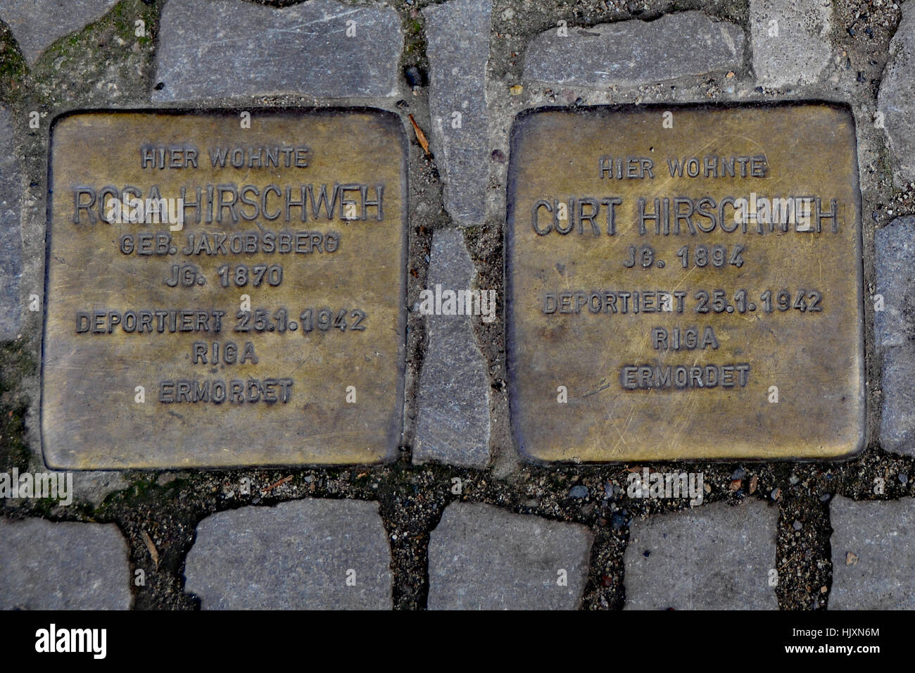 Stone commemorating the holocaust High Resolution Stock Photography and ...