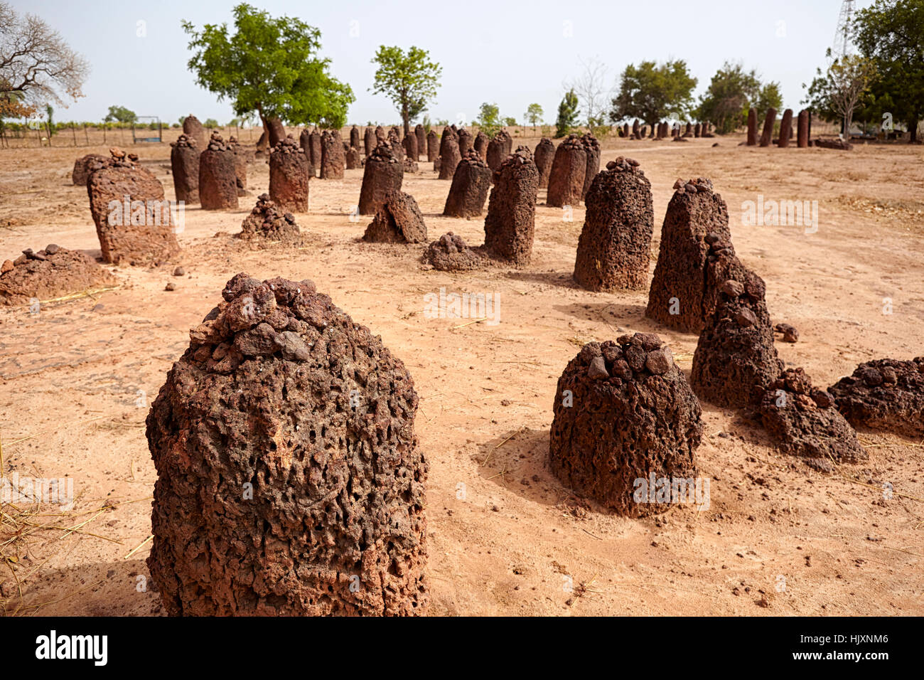 Wassu Stone Circles, UNESCO World Heritage Site, the Gambia, Africa ...