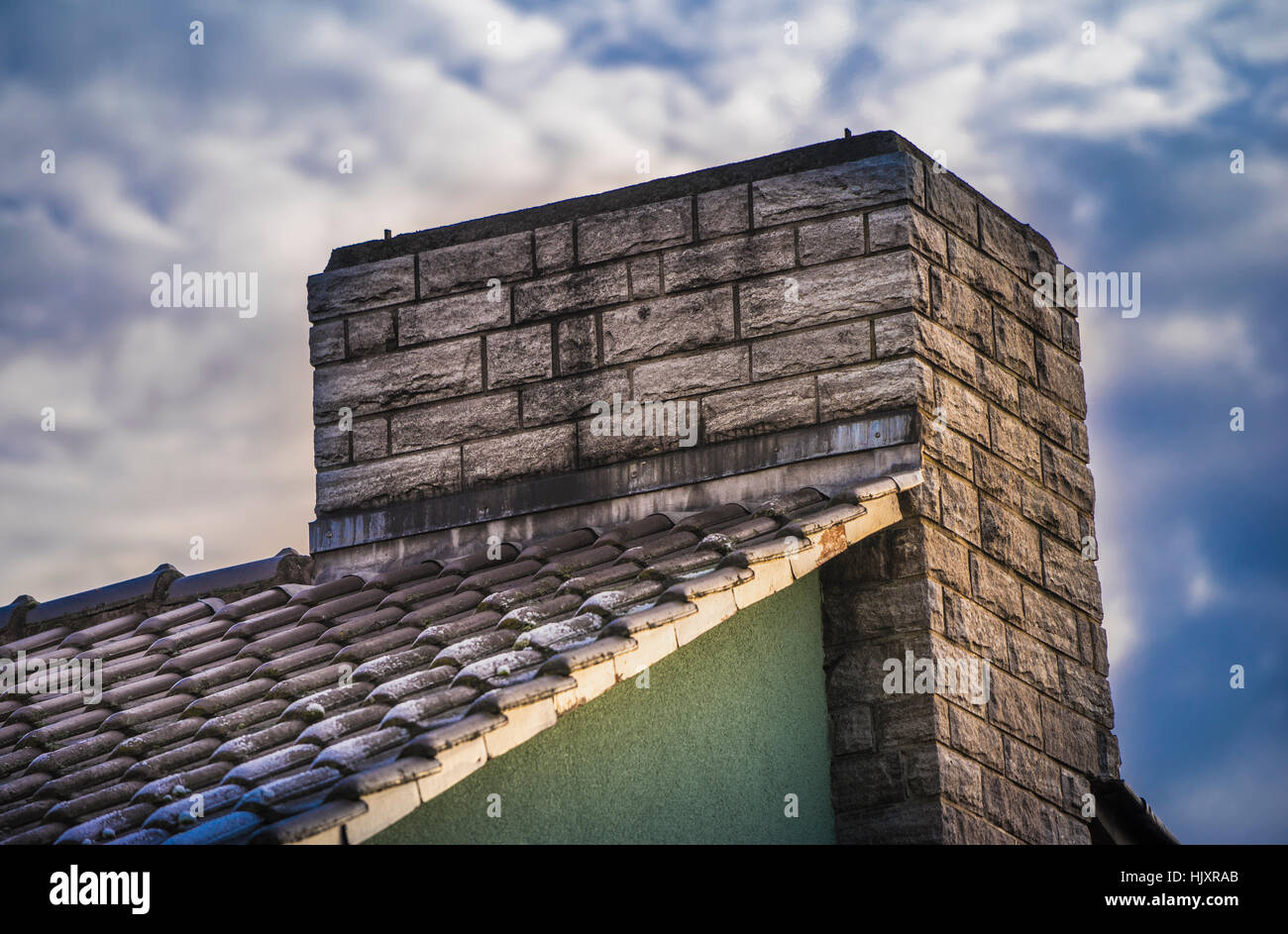 Chimney in building sky architecture hi-res stock photography and ...
