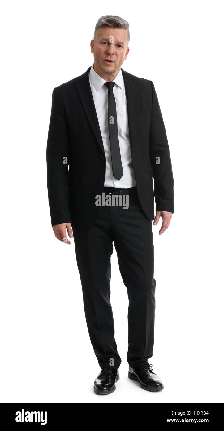 Serious Businessman Full Body