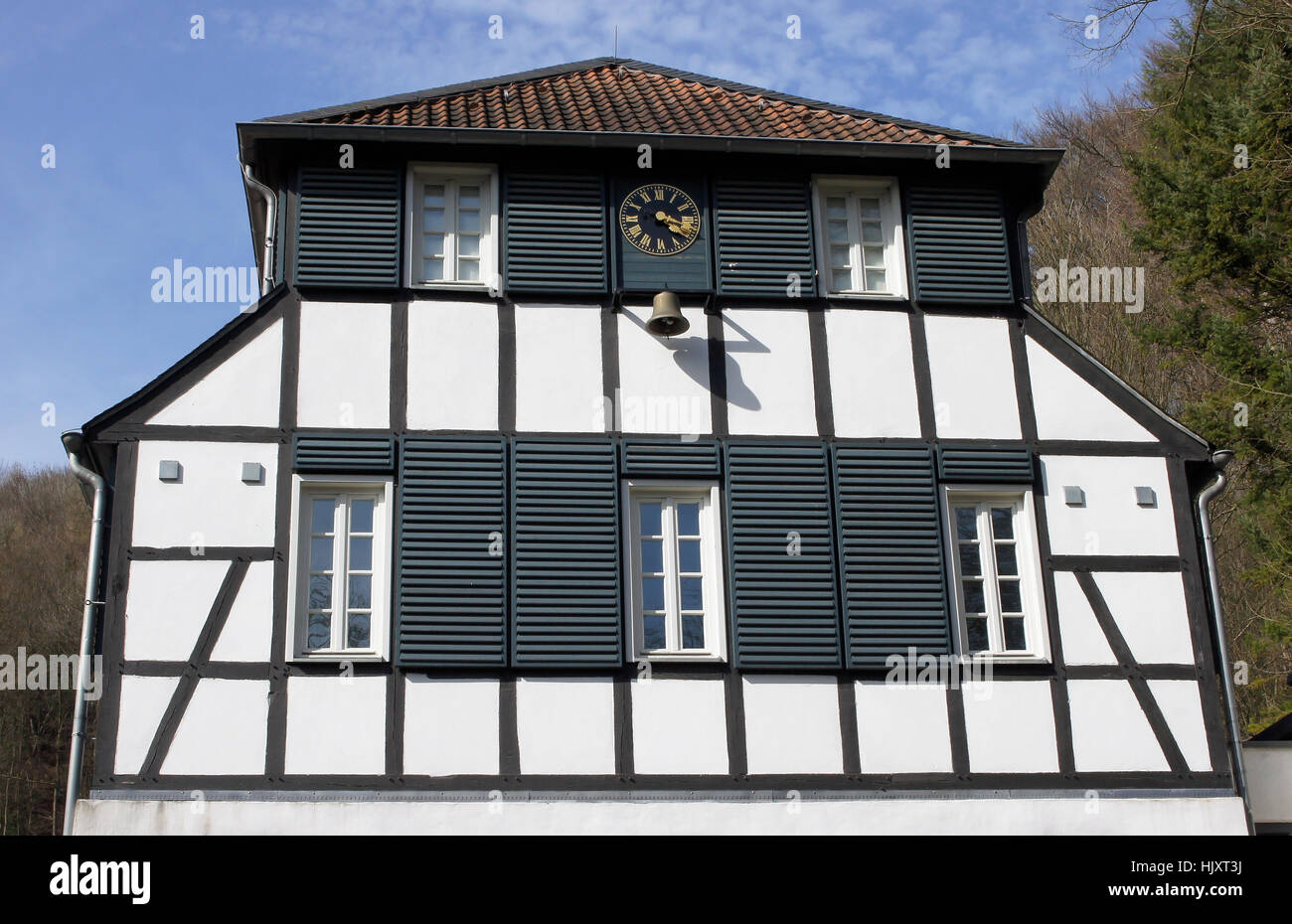 tudor style house,bergisches land,germany,europe Stock Photo - Alamy