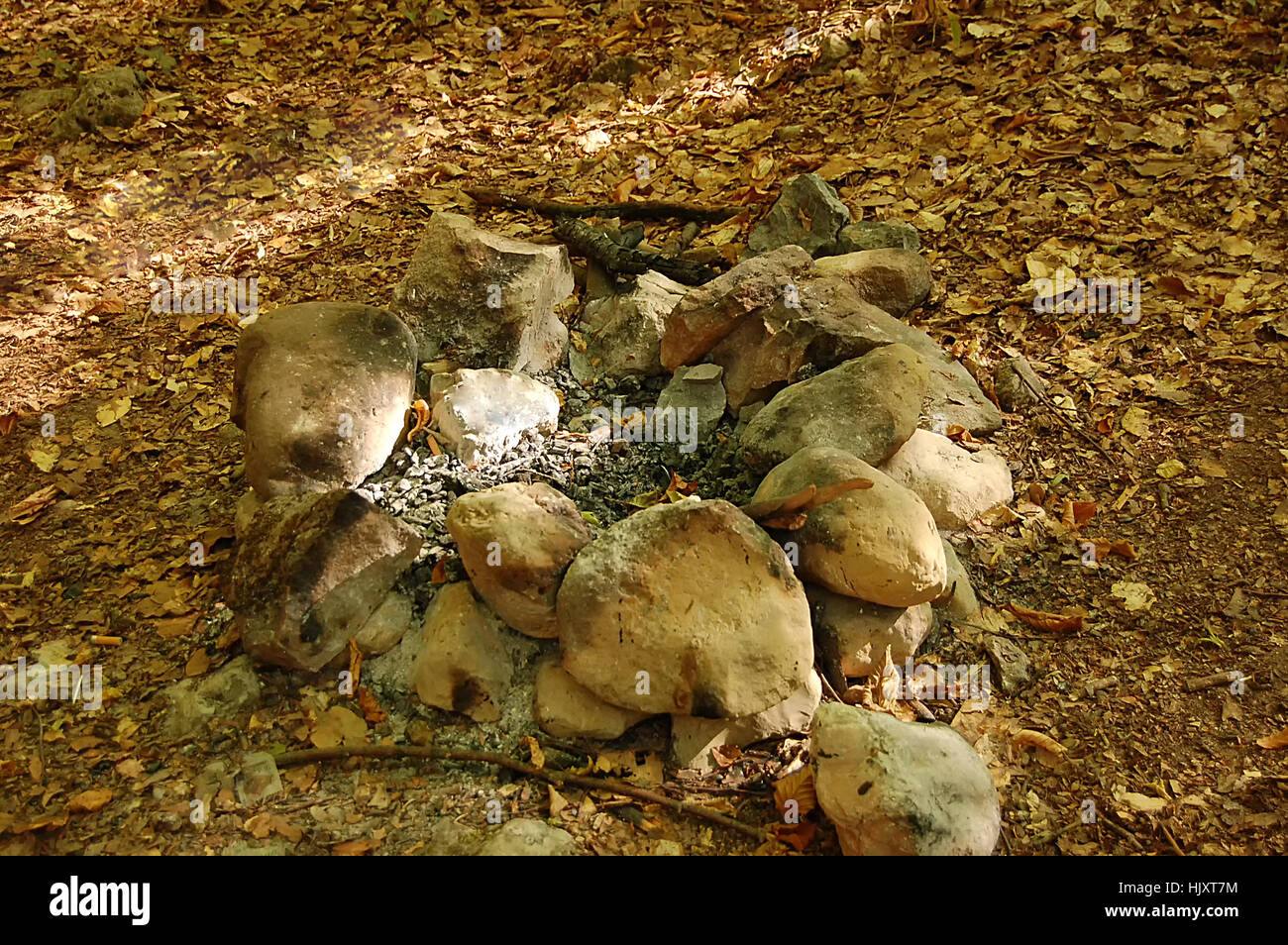 Bonfire on a stone hi-res stock photography and images - Alamy