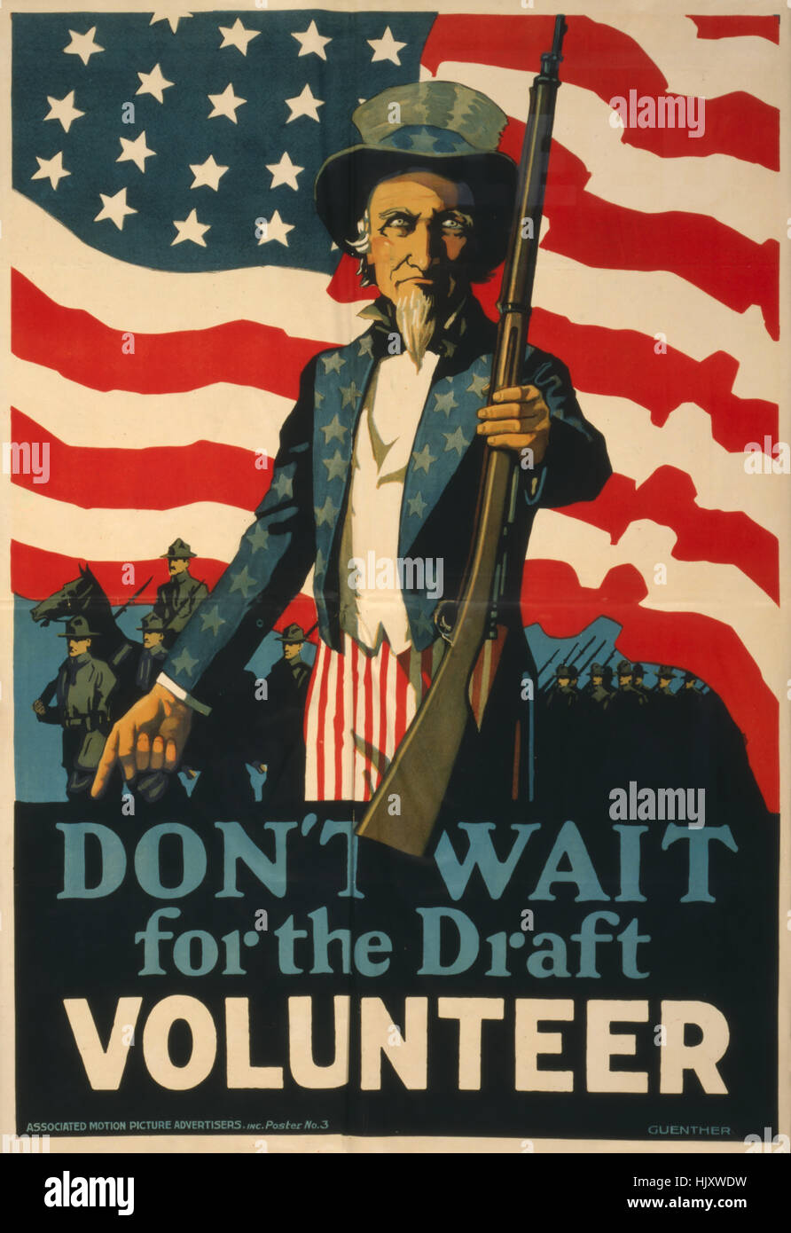 American military recruitment in wwi hi-res stock photography and ...