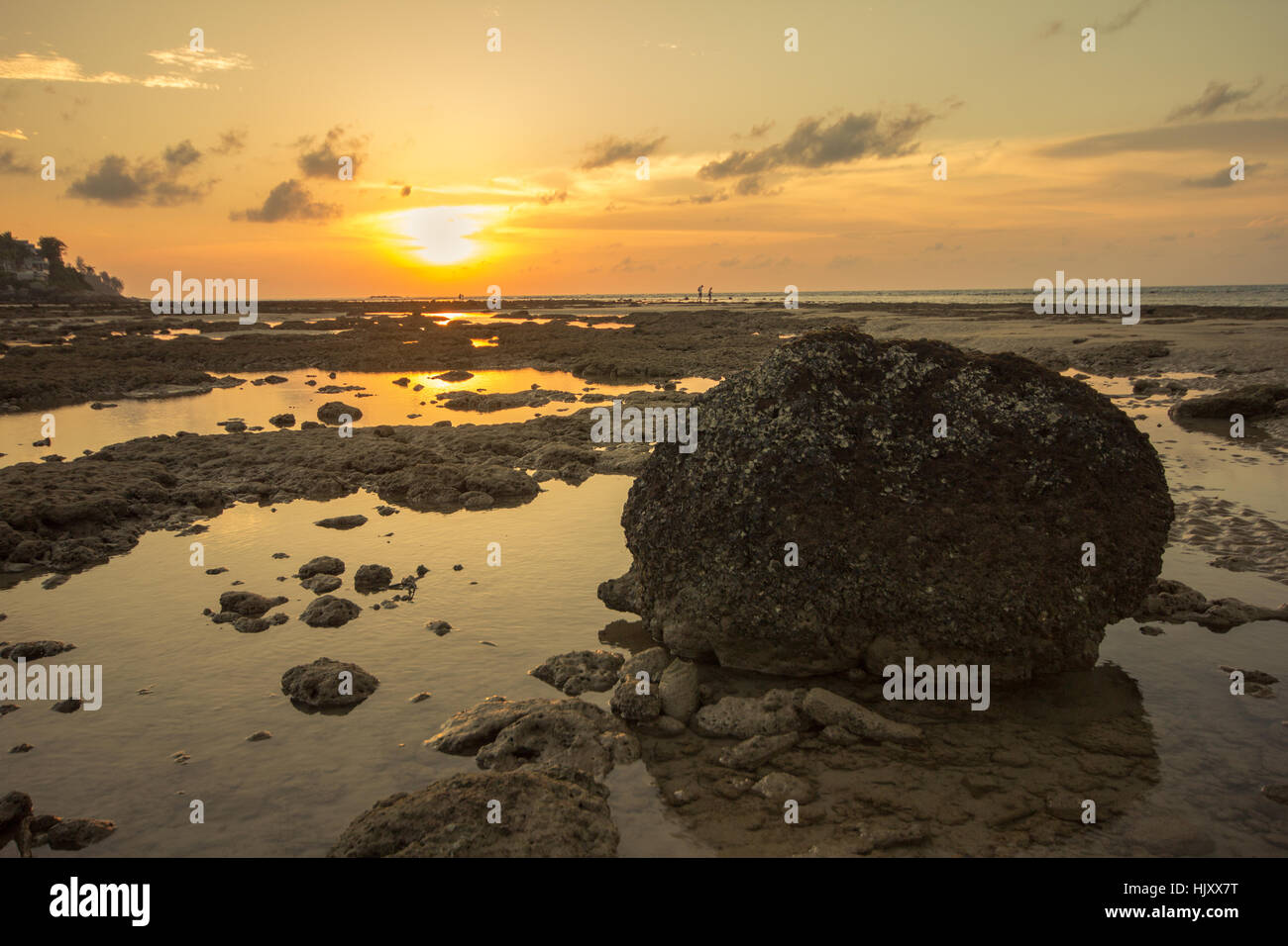 Sunset at Kamala beach, Phuket, Thaland Stock Photo - Alamy