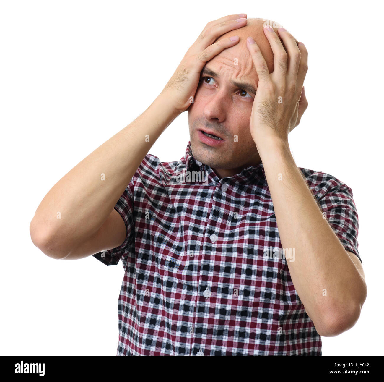 Clutching face hi-res stock photography and images - Alamy