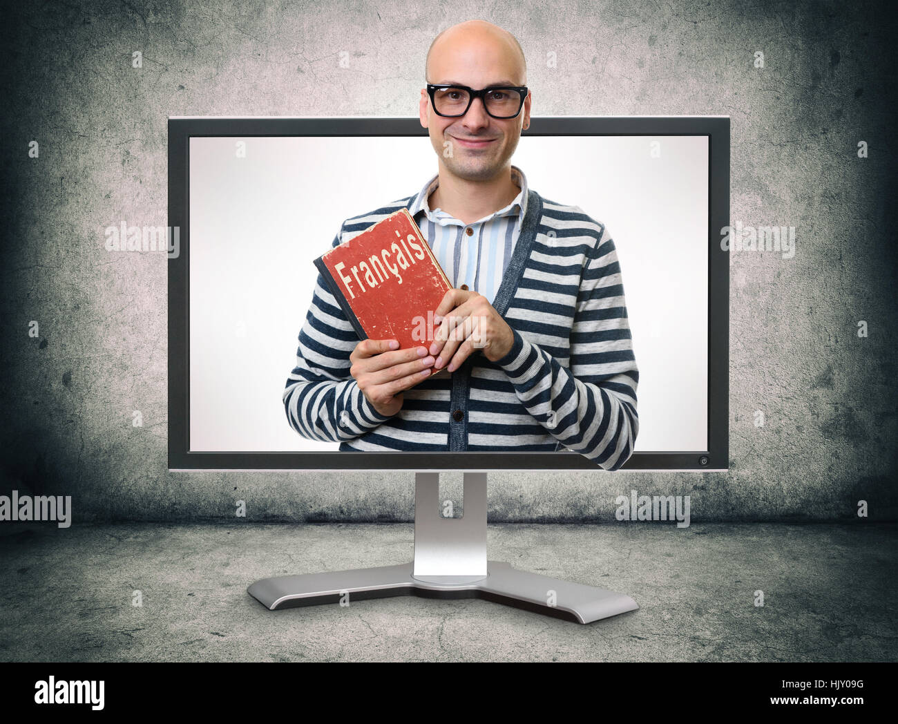 English teacher computer hi-res stock photography and images - Alamy