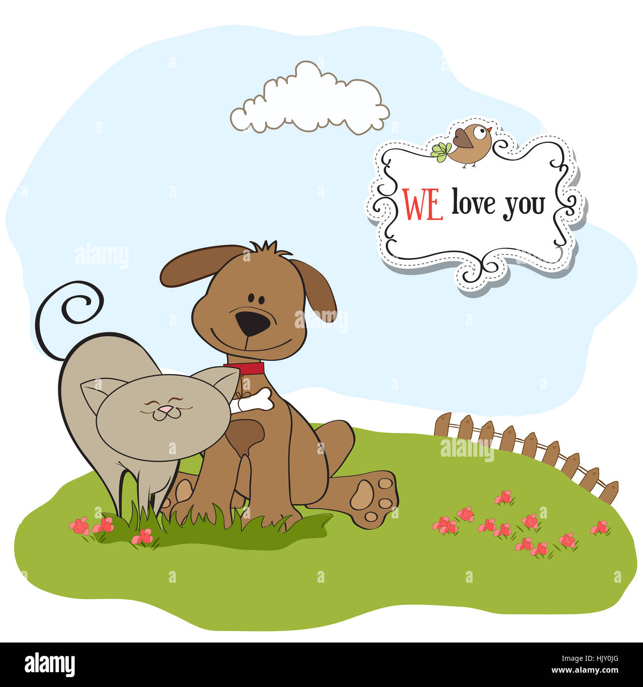 Cartoon Dog Chase