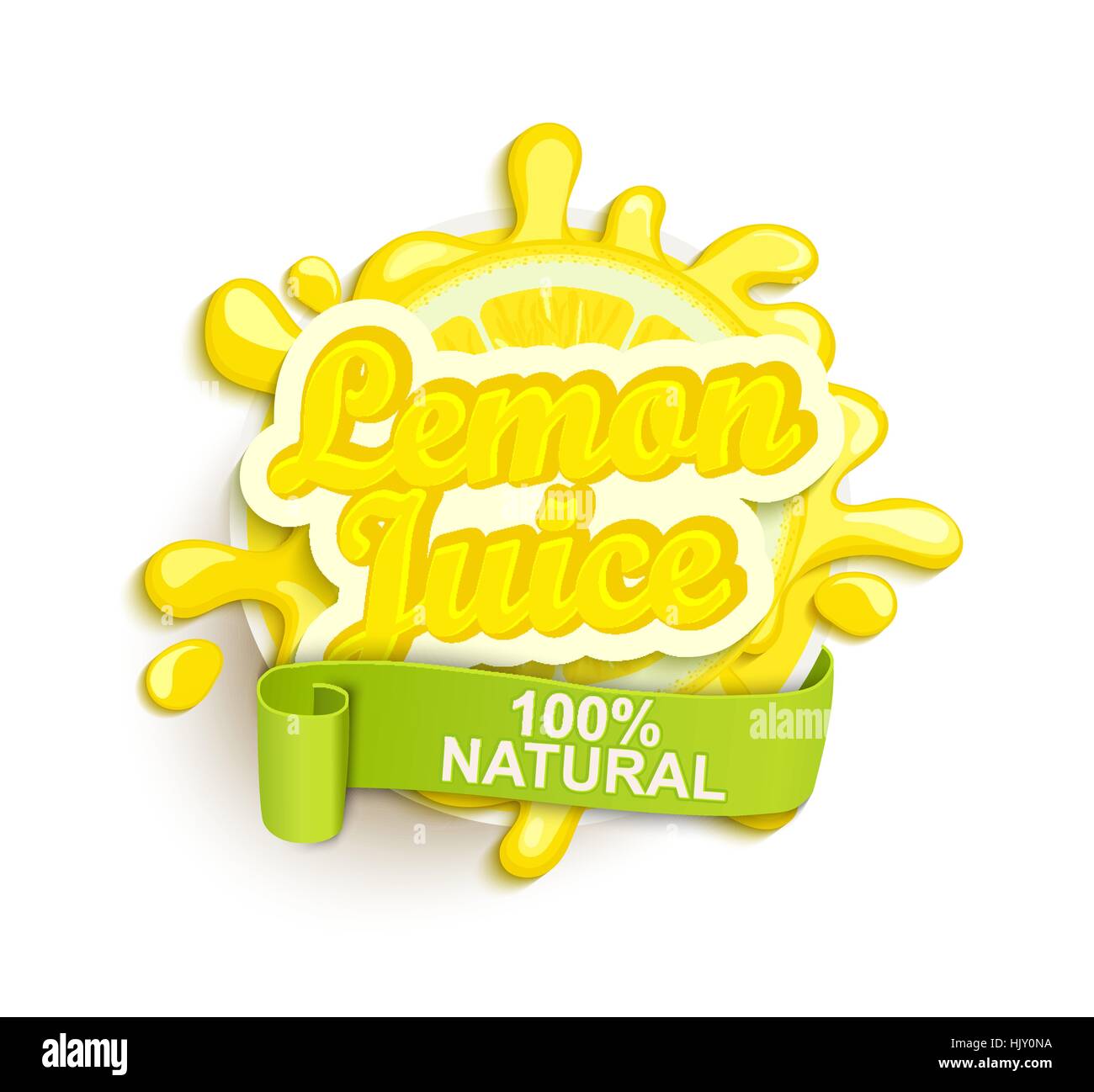 Lemon drop illustration Stock Vector Images - Alamy