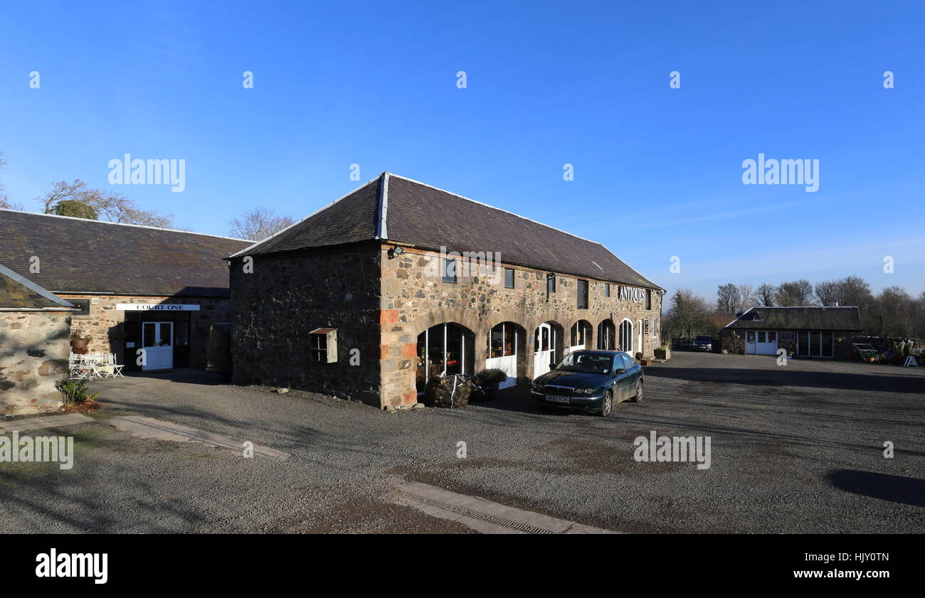 Rait Antiques centre Perthshire Scotland January 2017 Stock Photo - Alamy