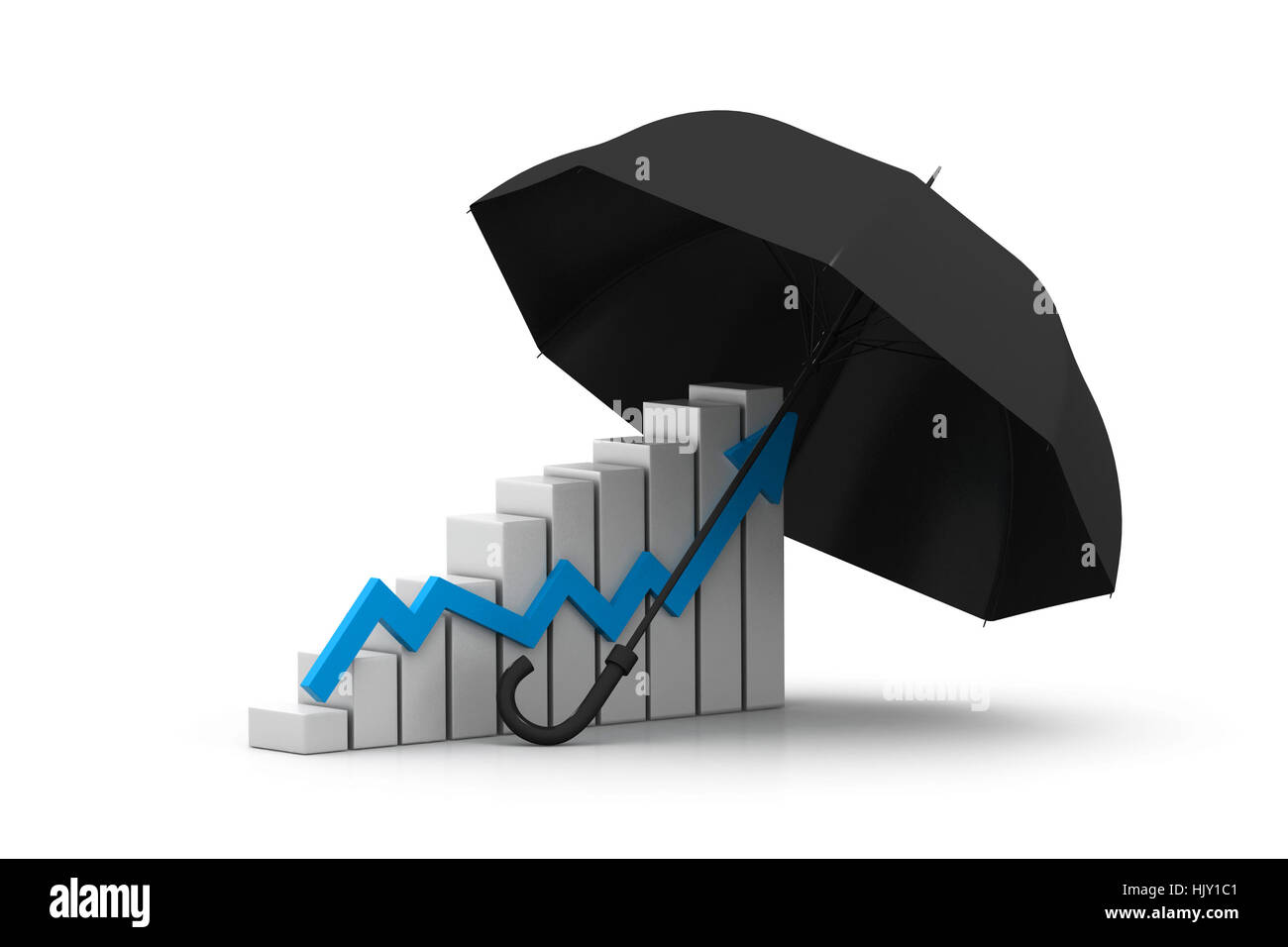 Umbrella diagram Cut Out Stock Images & Pictures - Alamy