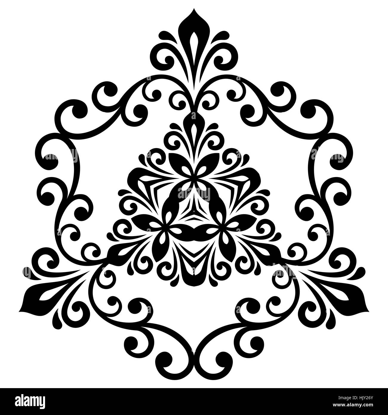 Elegant Vector Ornament in Classic Style Stock Vector Image & Art - Alamy