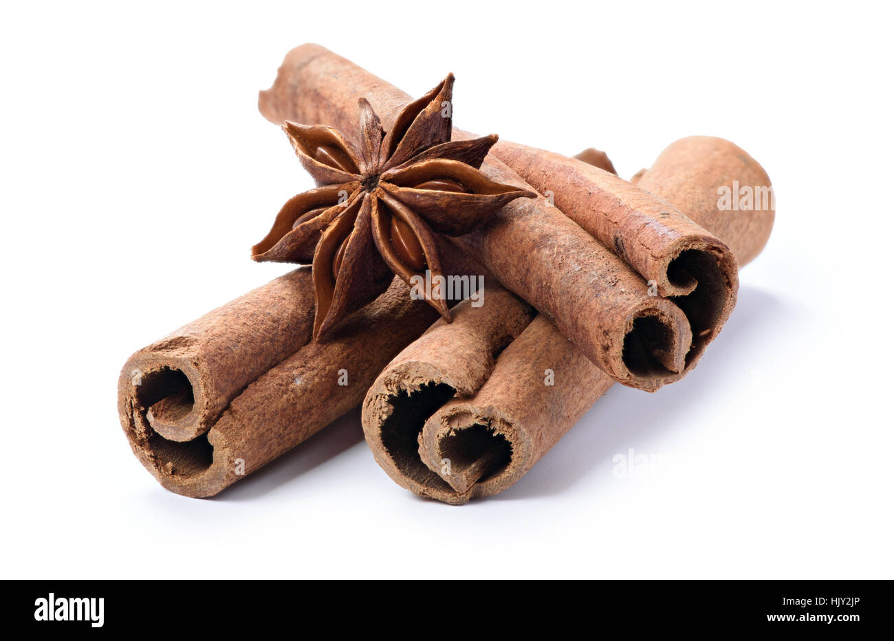 cinnamon stick spice isolated on white background closeup Stock Photo ...