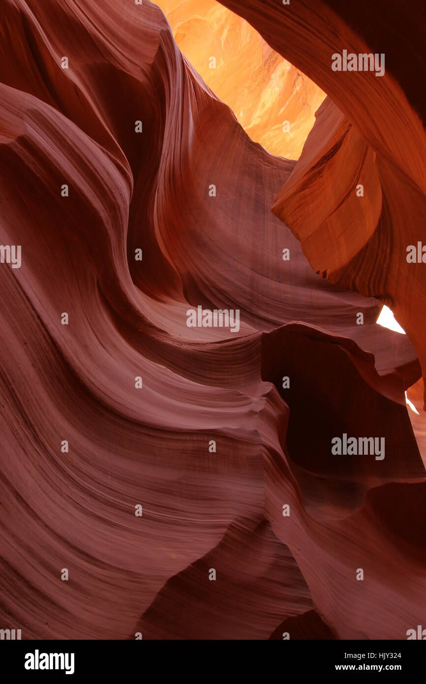 sandstone, ravine, arizona, washed out, waves, rock, america, sandstone ...