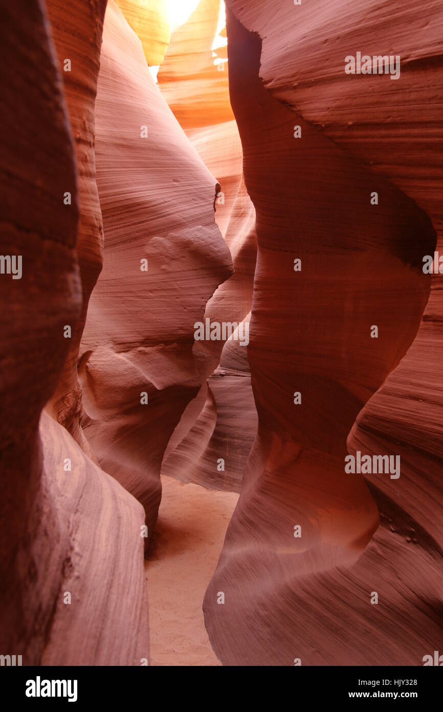 sandstone, ravine, arizona, washed out, waves, rock, america, sandstone ...