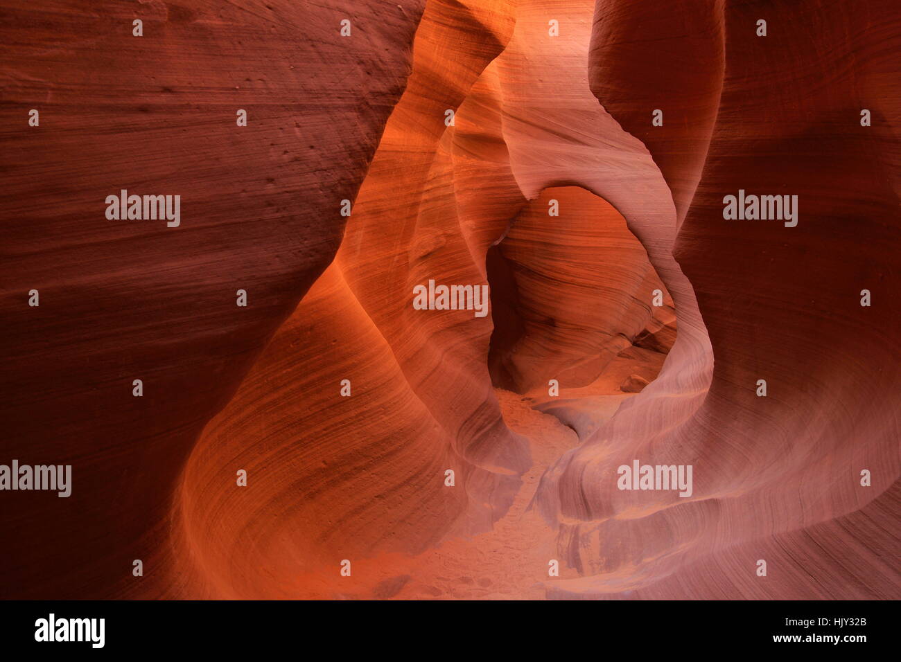 sandstone, ravine, arizona, washed out, waves, rock, america, sandstone ...