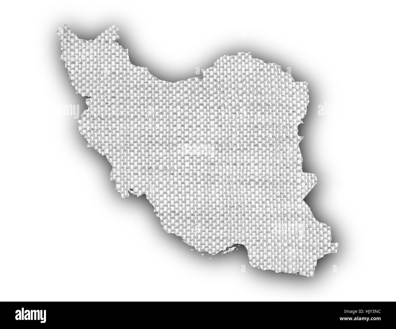 Iran country map Black and White Stock Photos & Images - Alamy