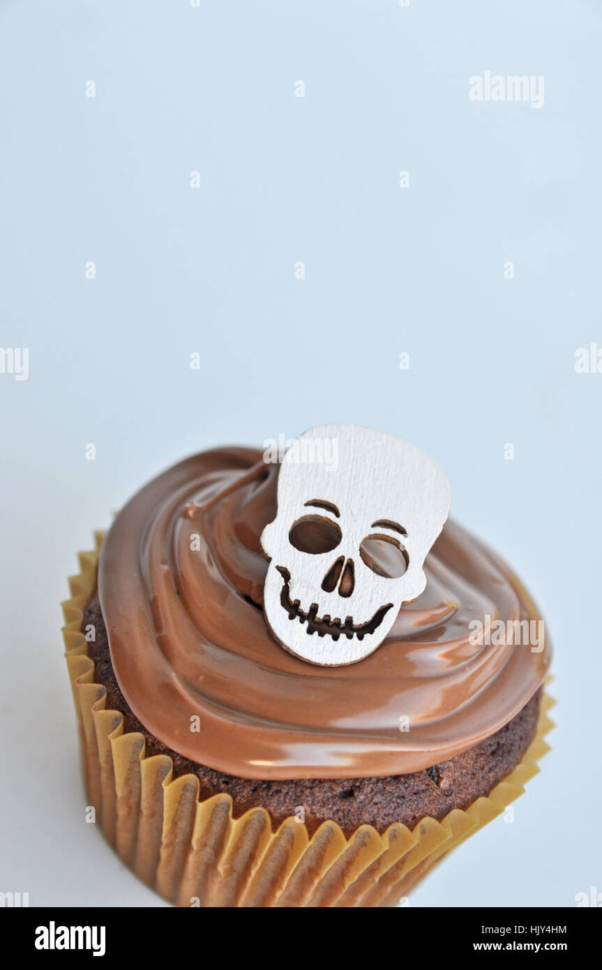 skull, halloween, skeleton, monster, coffee, muffin, dessert, chocolate ...