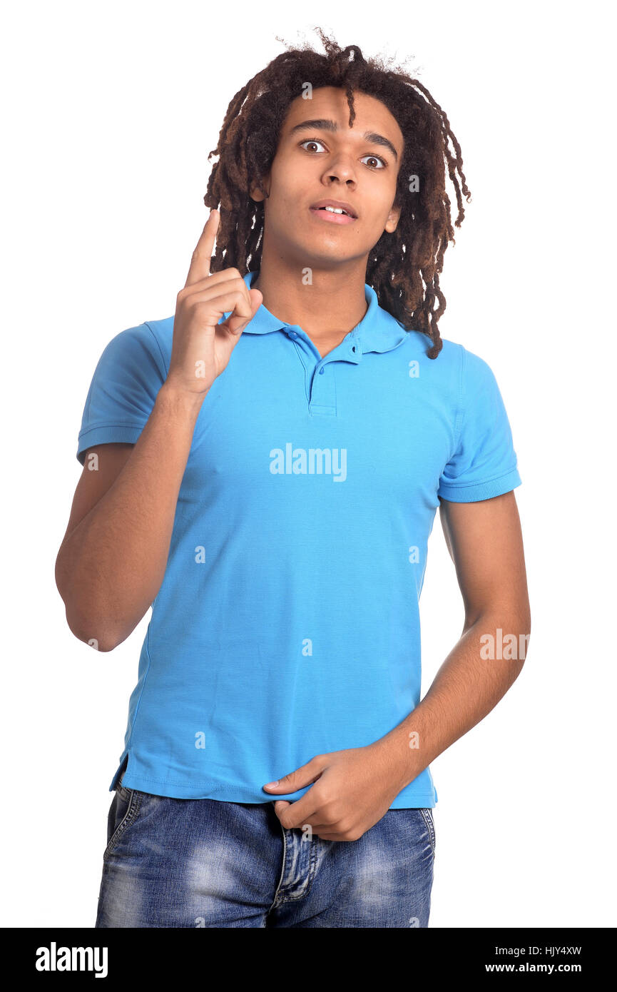 young man making facial expression Stock Photo - Alamy