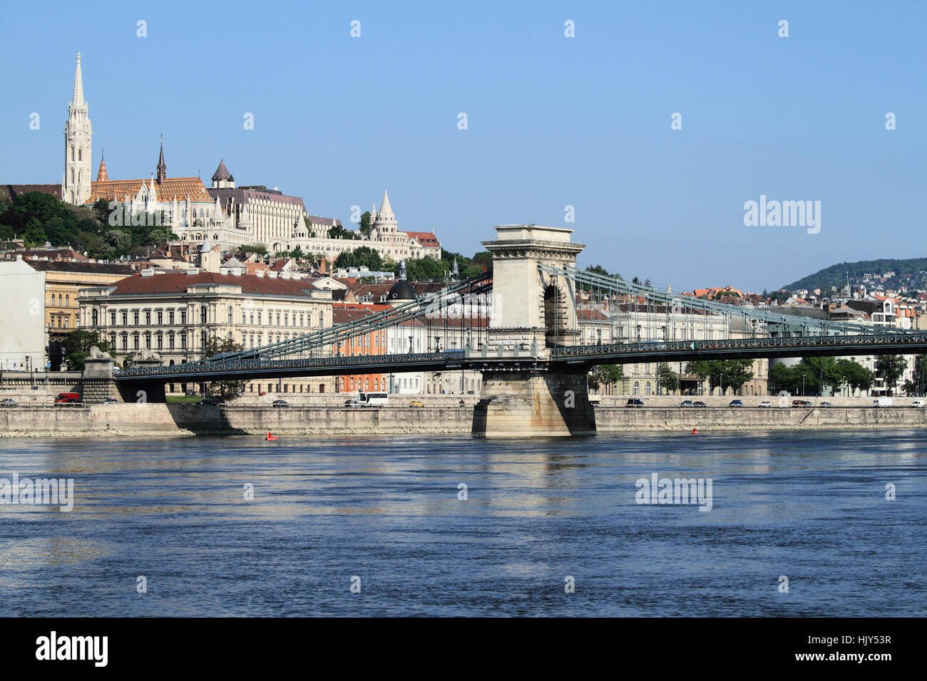 bridge, capital, budapest, style of construction, architecture ...