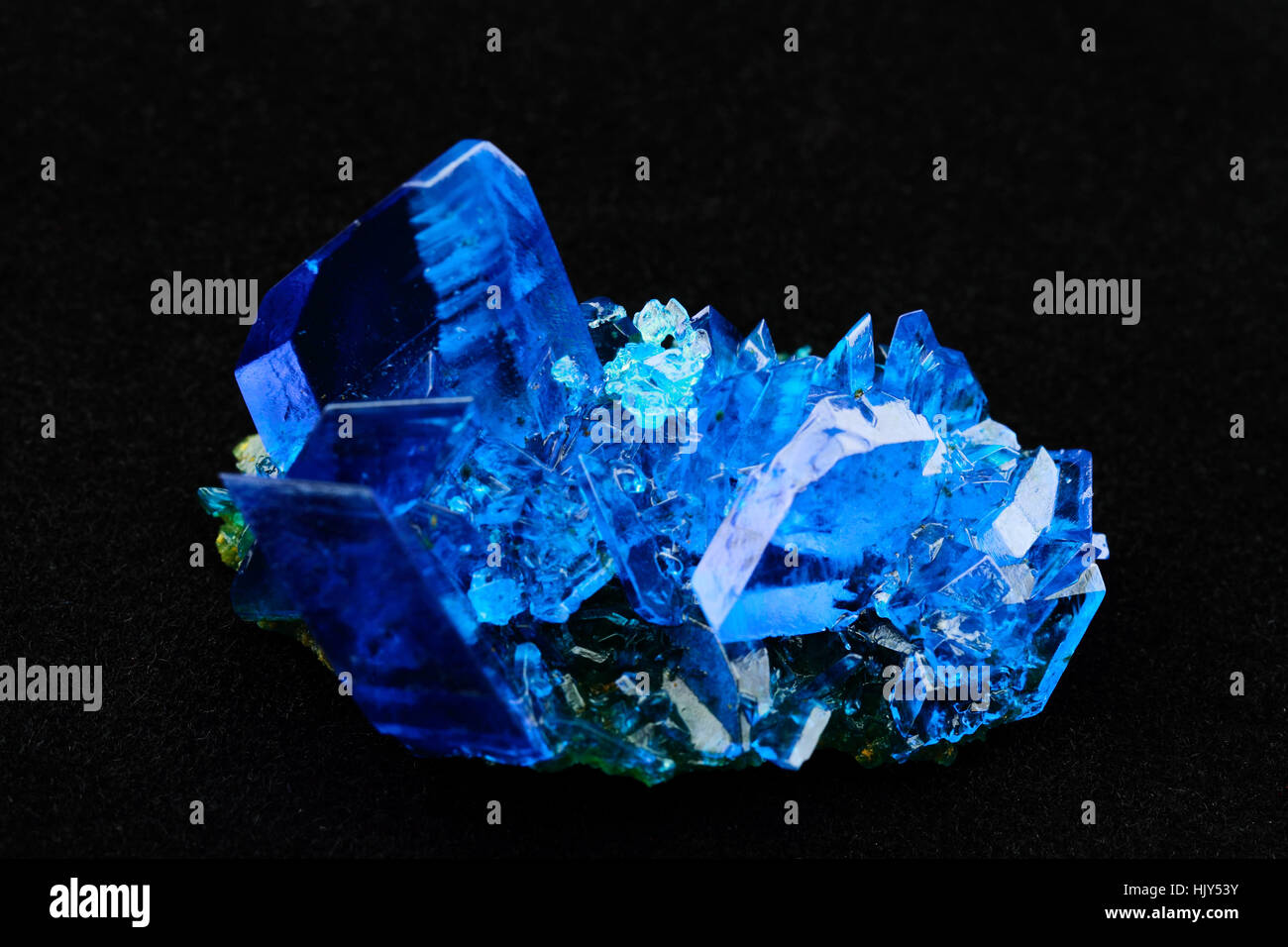 blue, copper, crystals, chemistry, cobalt, sulphate, crystallization ...