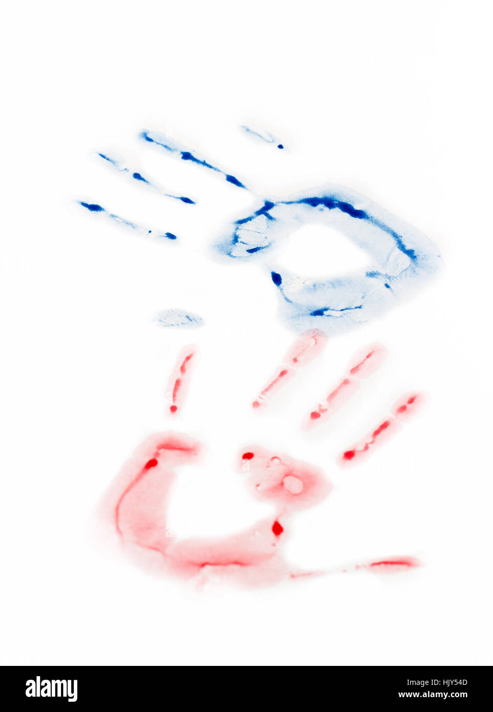 Hand print colour paper hi-res stock photography and images - Alamy