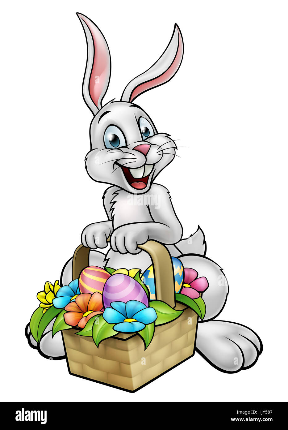 Easter bunny cartoon character hi-res stock photography and images - Alamy