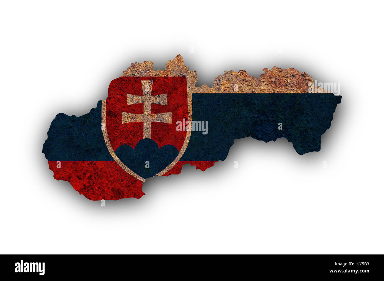 Flag map slovakia hi-res stock photography and images - Alamy