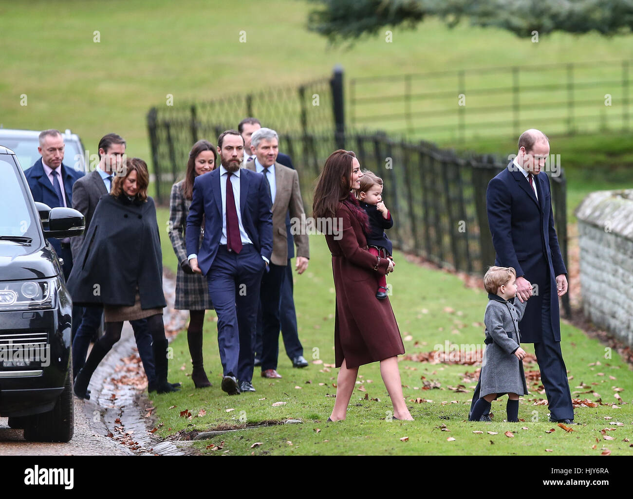 Kate middleton pippa james carole hi-res stock photography and images ...