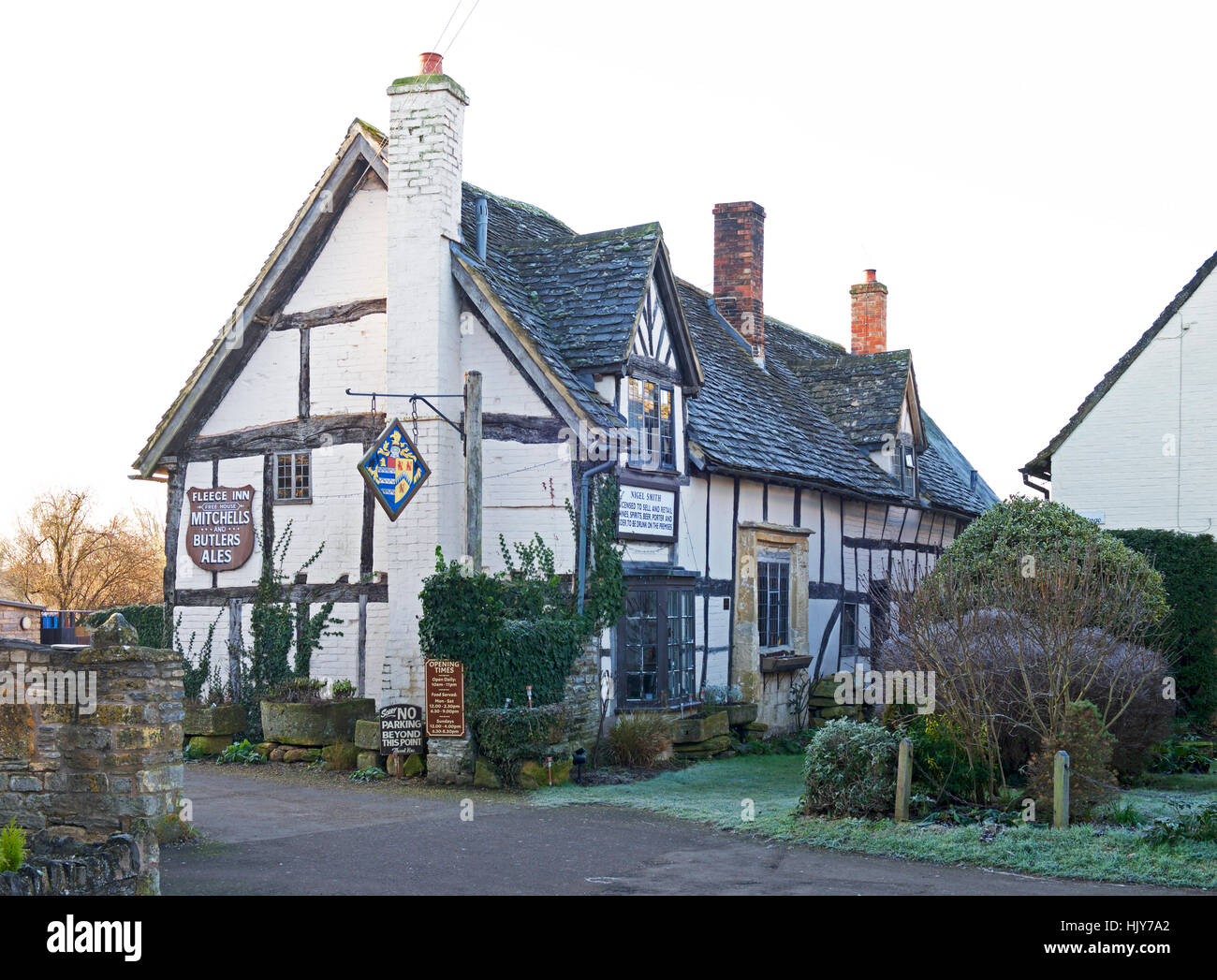 Bretforton the fleece inn hi-res stock photography and images - Alamy