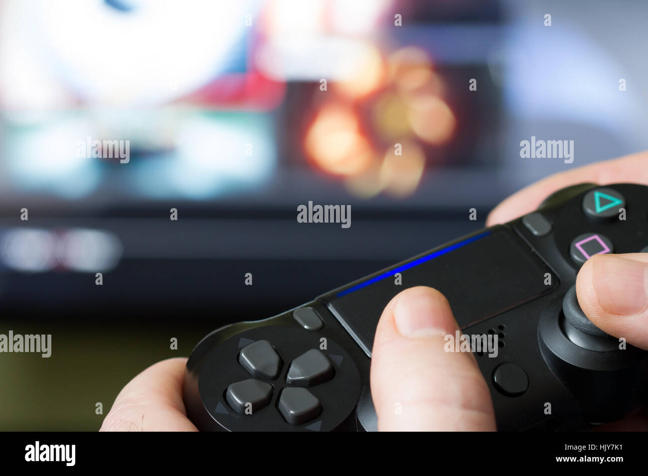 Video game controller and monitor hi-res stock photography and images ...