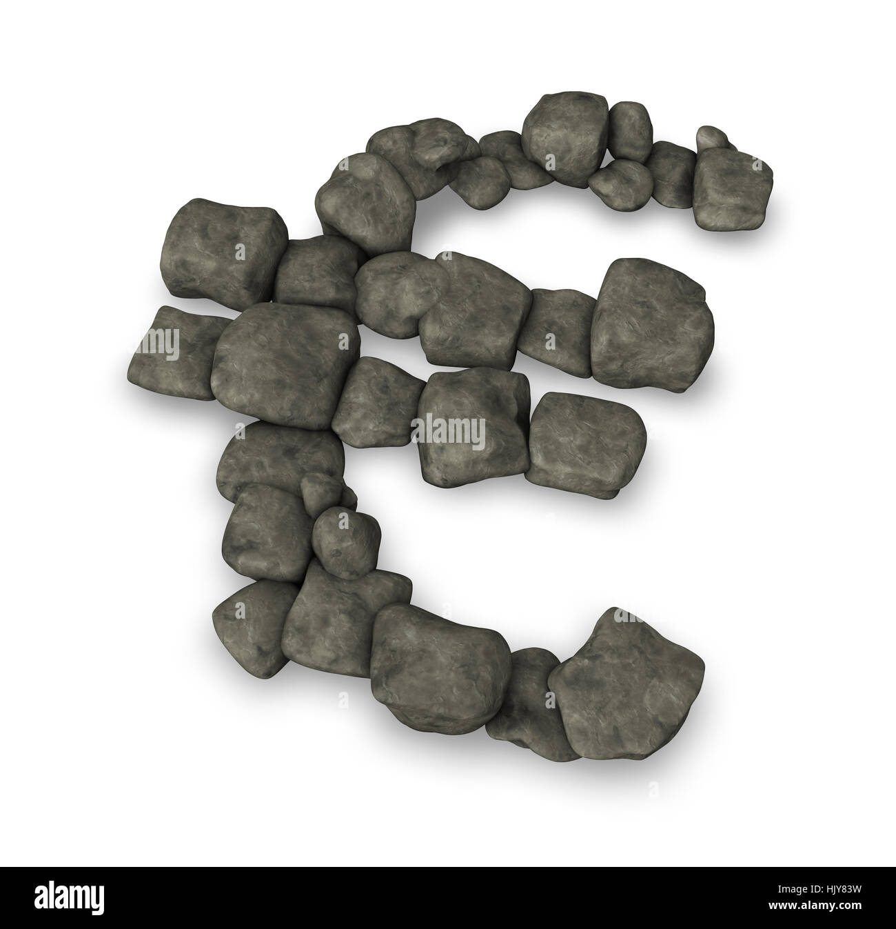 sign, signal, stone, euro, silicic, pebbles, pictogram, symbol ...