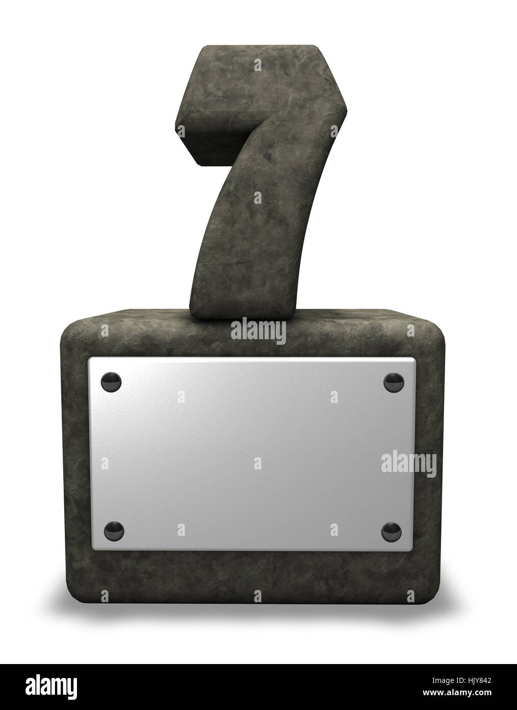 sign, signal, monument, stone, seven, number, pictogram, symbol ...