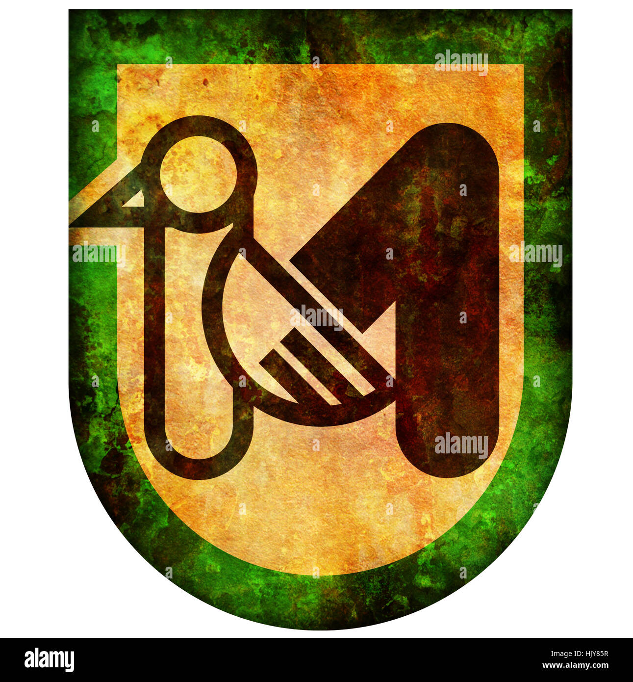 isolated, emblem, vintage, region, sign, province, old, white ...