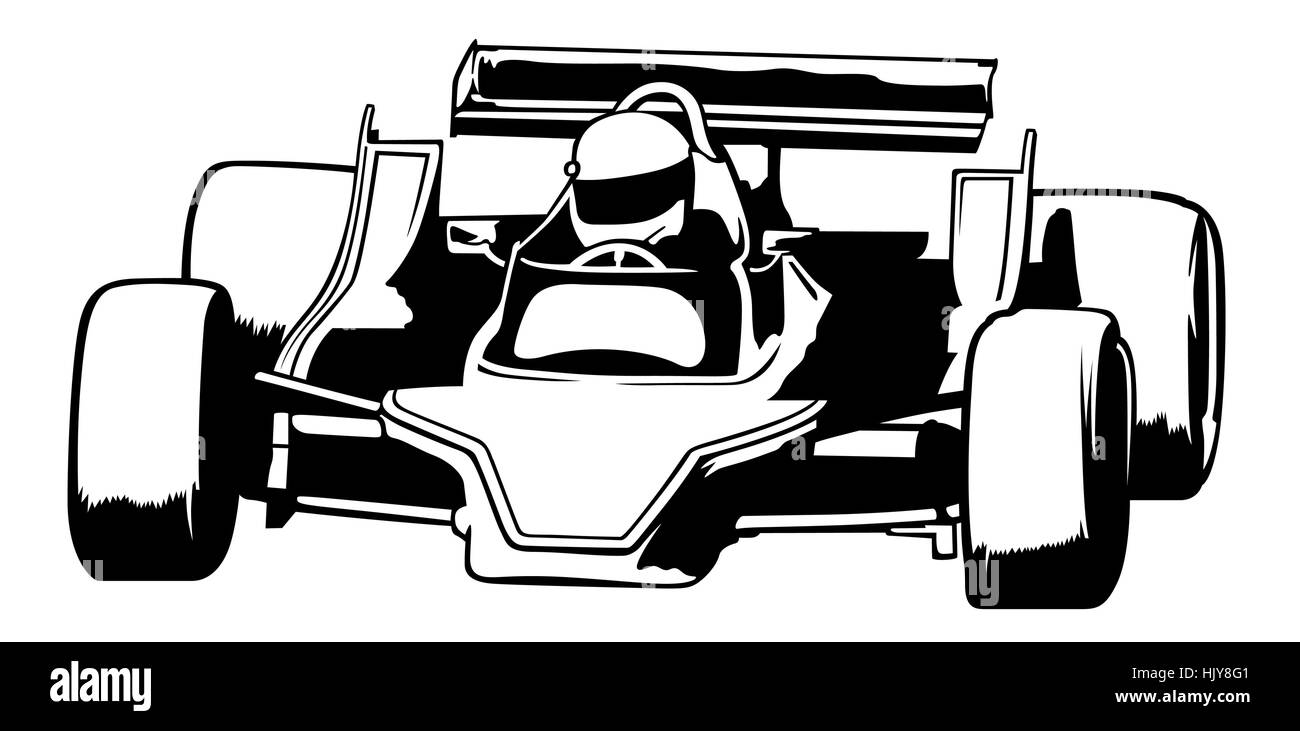 Stock car race driver Stock Vector Images - Alamy