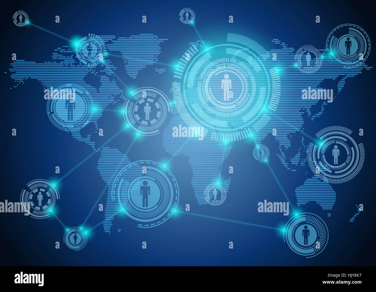 Global Connection Background Stock Vector Image & Art - Alamy