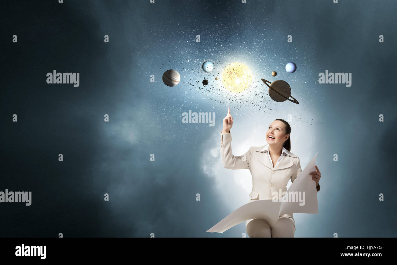 Young woman portrait blank hi-res stock photography and images - Alamy