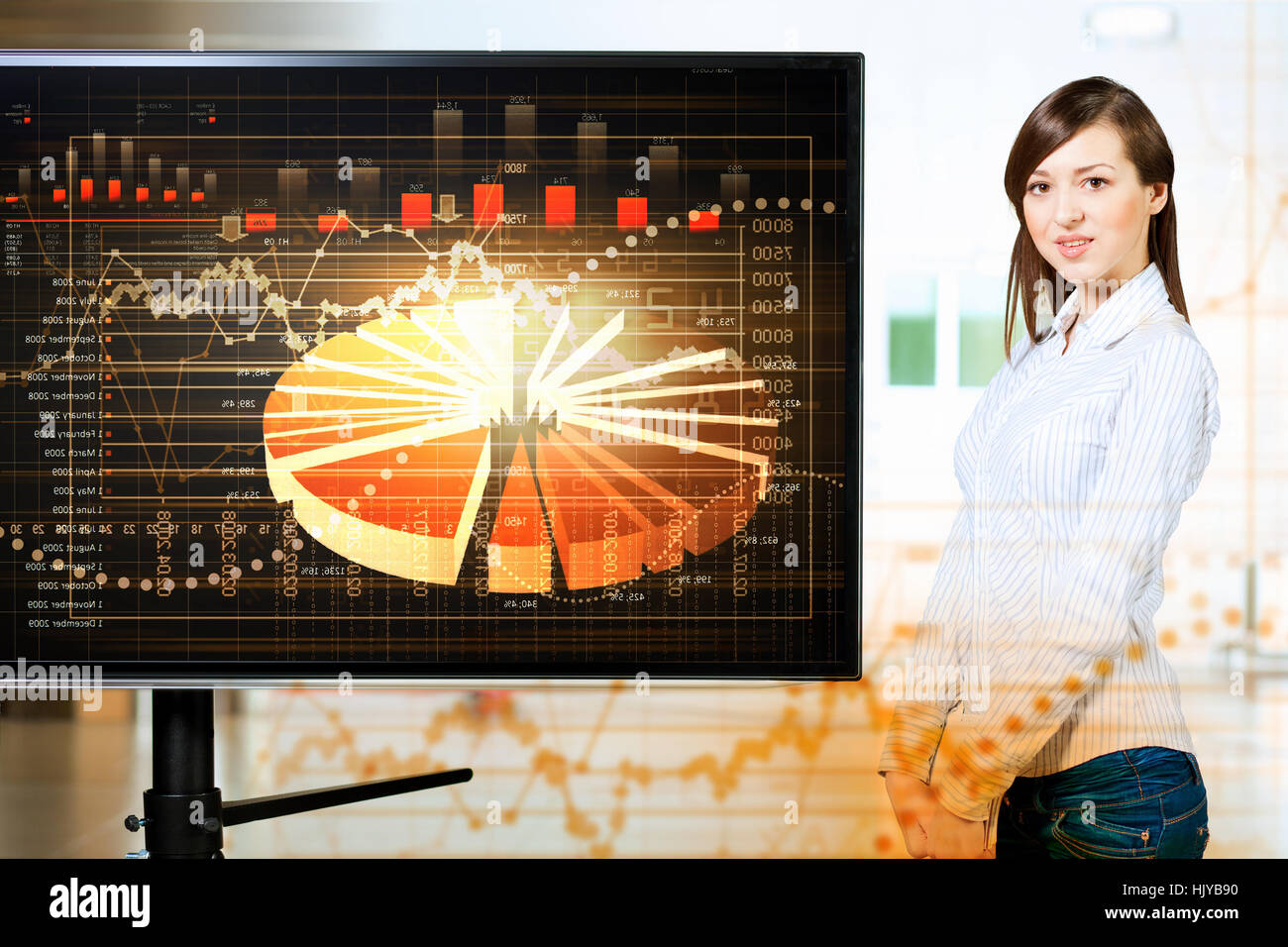 Presentation screen business hi-res stock photography and images - Alamy