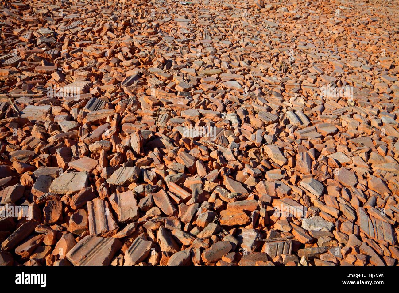 Debris of destroyed bricks Stock Photo - Alamy