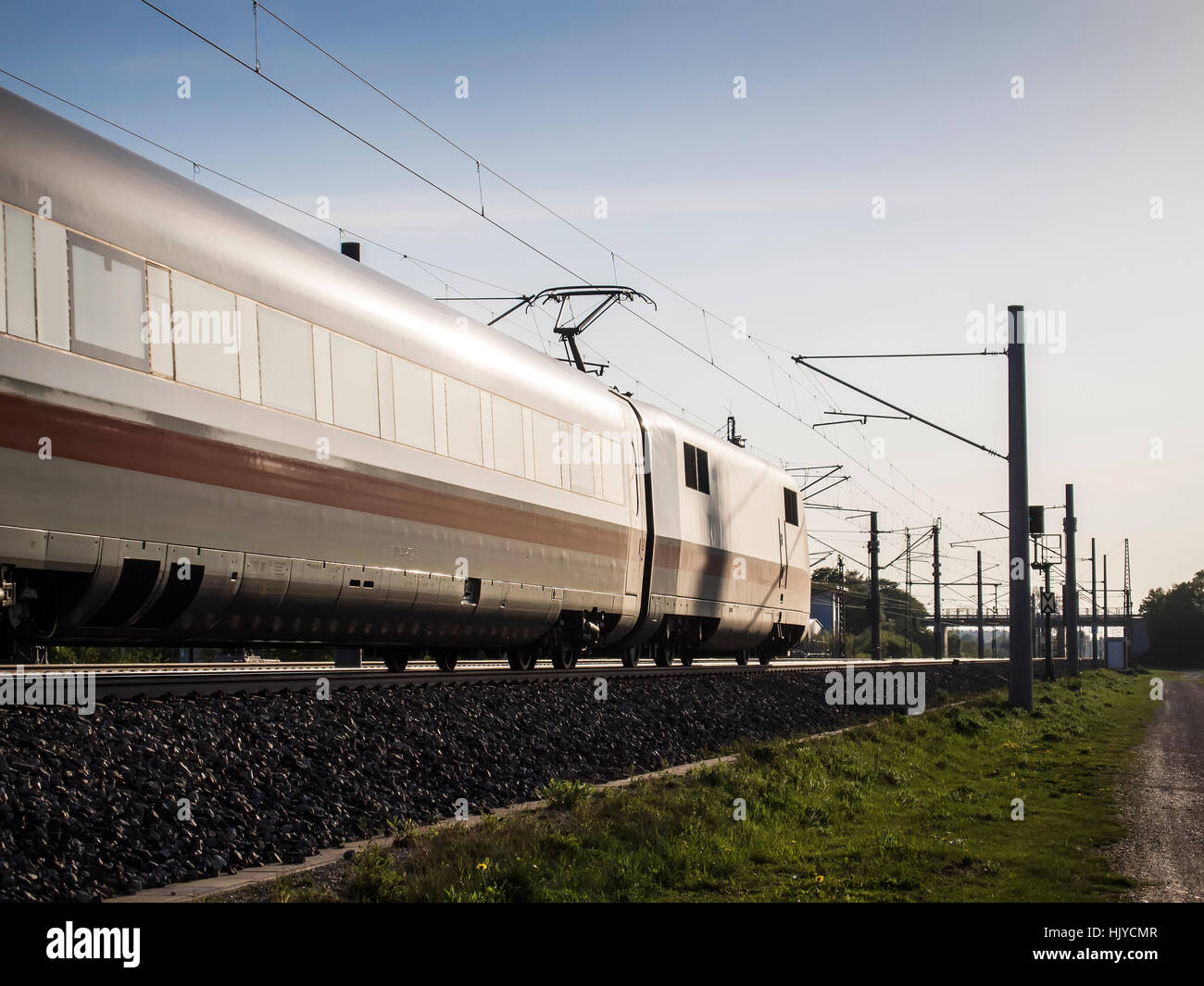 High speed train germany countryside hi-res stock photography and ...