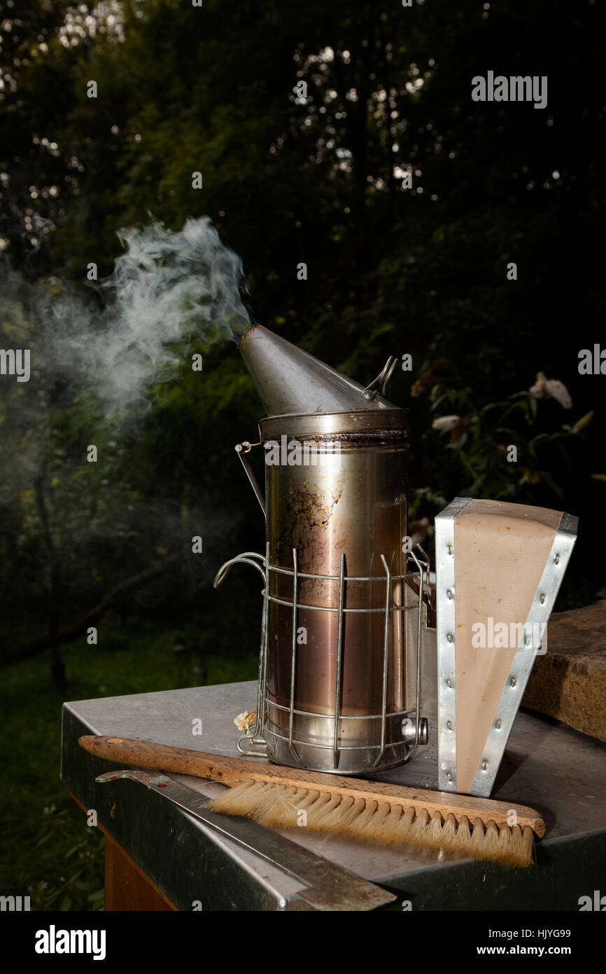 Beekeeping accessories hi-res stock photography and images - Alamy