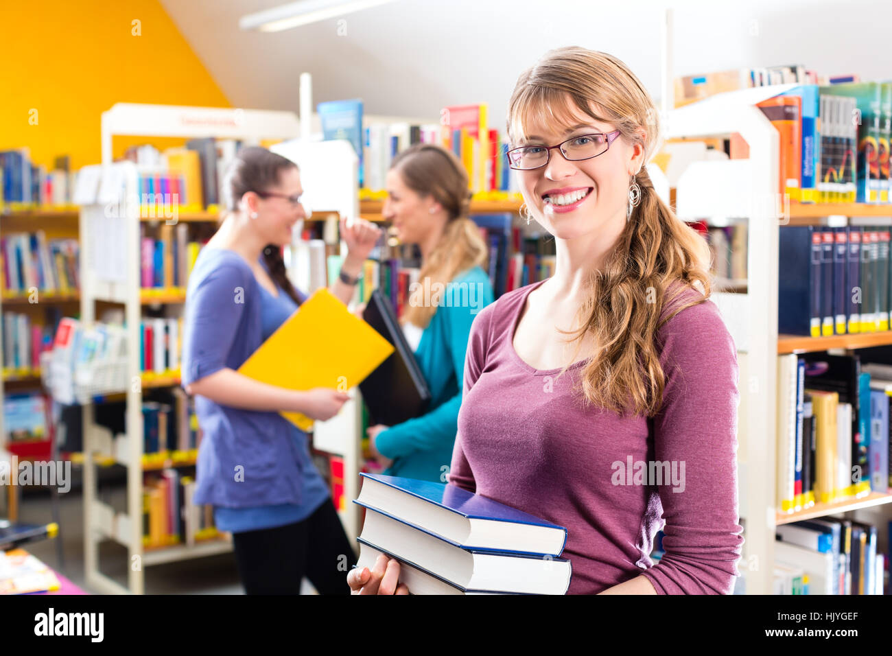 woman, education, learn, library, students, student, textbook, book ...