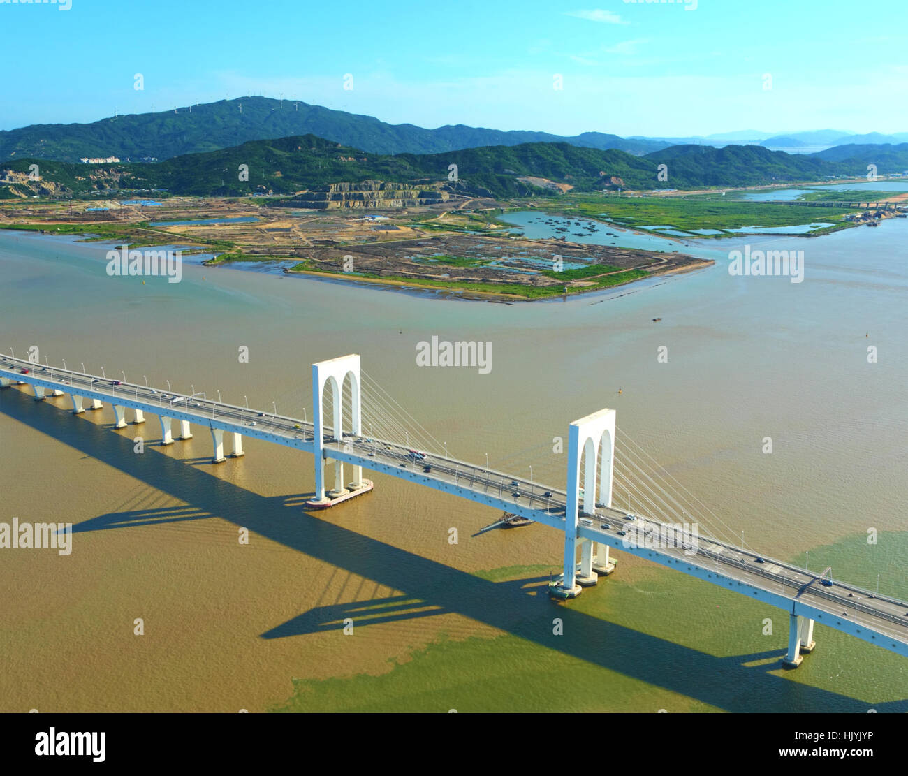 asia, bridge, lights, arc, arch, beach, seaside, the beach, seashore ...