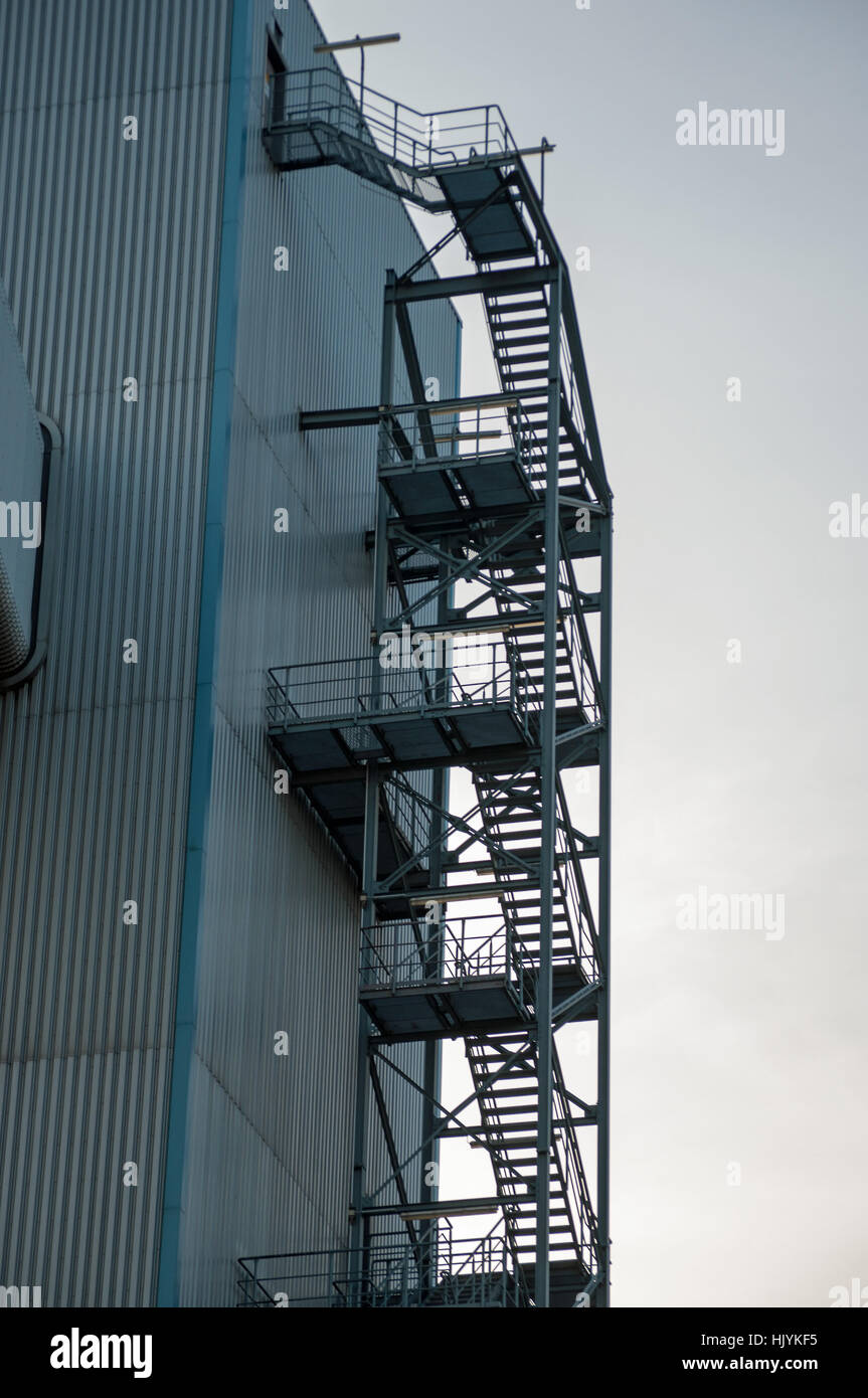 stairs, steel, metal, ladder, building, buildings, hall, build, detail ...