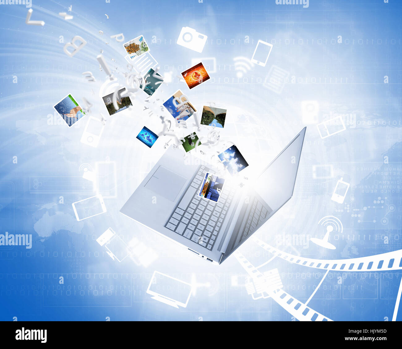 Media icons image hi-res stock photography and images - Alamy