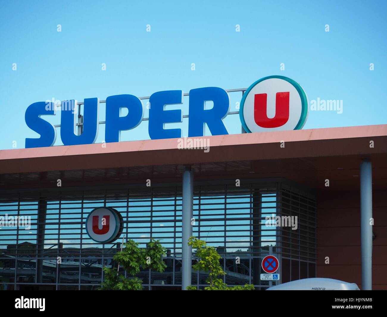 A Super U supermarket, pictured on July 27, 2015 in southern France ...