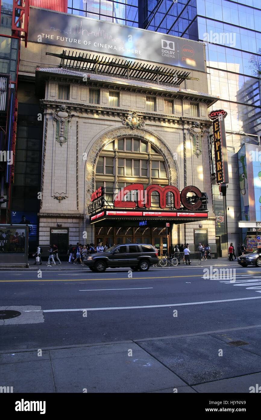 The AMC (American Multi Cinema) Cinema at Time Square. AMC ...