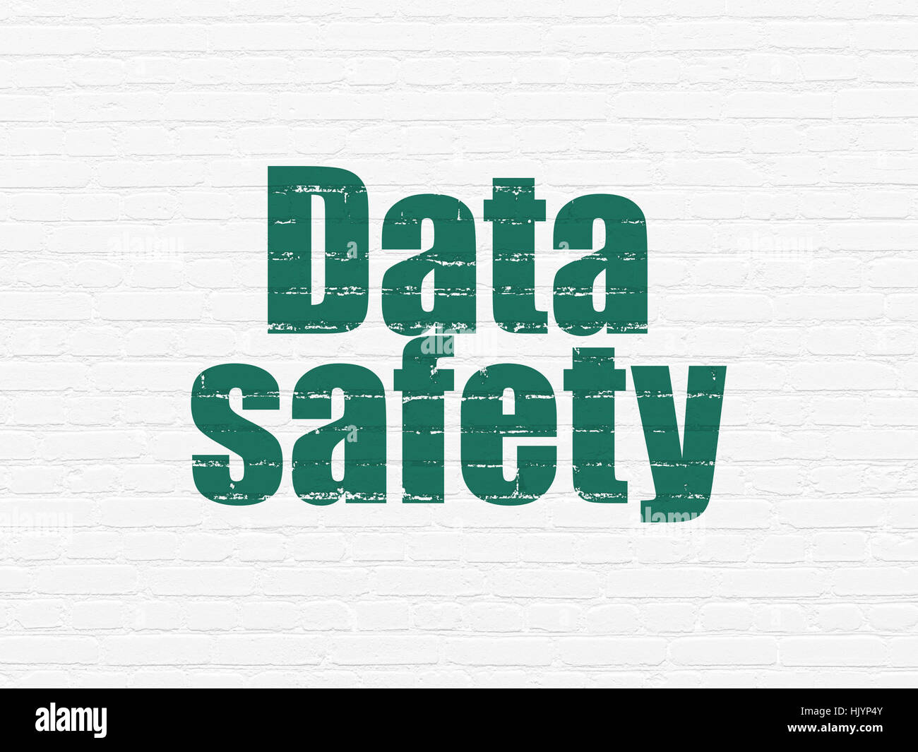 Data concept: Data Safety on wall background Stock Photo - Alamy