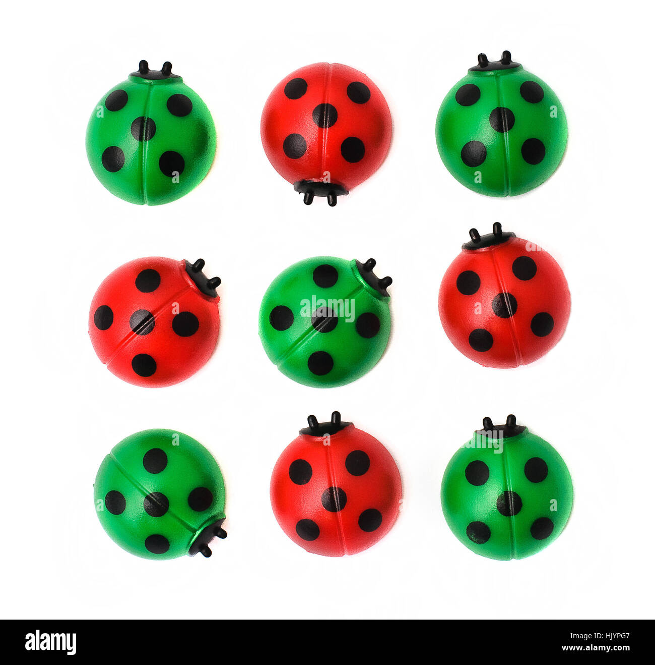 Group of ladybugs, isolated on white background Stock Photo - Alamy