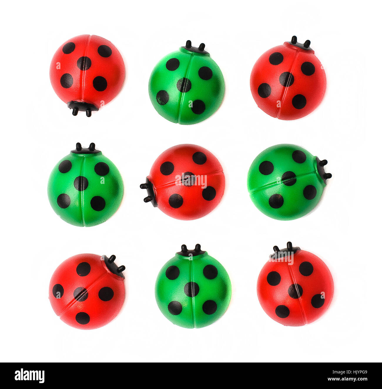Group of ladybugs, isolated on white background Stock Photo - Alamy