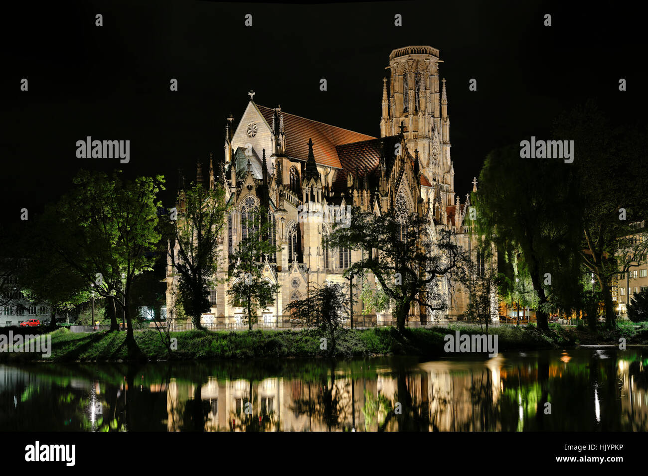 Johanneskirche im feuersee hi-res stock photography and images - Alamy